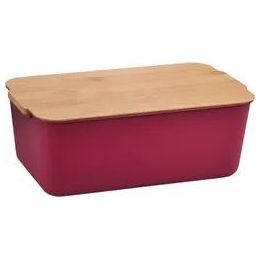 Brotkasten Kesper "Brotbox", beere, B:31cm H:18,5cm, Lebensmittelaufbewahrungsbeh&auml;lter, Brotkasten, Deckel als Schneidebrett verwendbar
