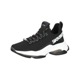 Sneaker Steve Madden "Steve Madden Sneaker Textil", Damen, Gr. 37, schwarz, wei&szlig;, Textil, Schuhe Sneaker