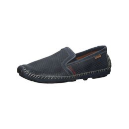 Slipper Pikolinos "Pikolinos Slipper Leder", Herren, Gr. 43, blau, Leder, Schuhe Slipper