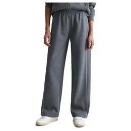 Marc O'Polo Chinohose MARC O'POLO DENIM "aus Organic Cotton-Mix", Damen, Gr. XXL, Normalgr&ouml;&szlig;en, asphalt melange, Sweatware, Obermaterial: 70% Baumwolle, 30% Polyester, unifarben, relaxed fit normal, Hosen Chinohose