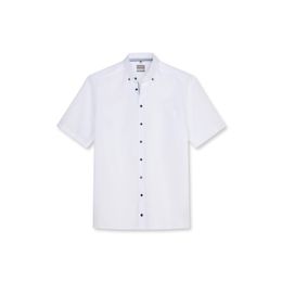 Businesshemd OLYMP "OLYMP Luxor, comfort fit, Button-down", Herren, Gr. 39, Normaler Arm, wei&szlig;, 100% Baumwolle, Hemden