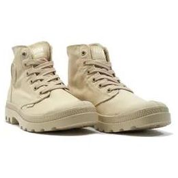 Schn&uuml;rboots Palladium "MONO CHROME", Damen, Gr. 39, desert, Textil, Schuhe Schn&uuml;rboots, Schn&uuml;rstiefel, Schn&uuml;rstiefelette aus Canvas