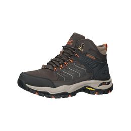 Trekkingschuh Skechers "Skechers Wanderschuhe Leder", Herren, Gr. 41, braun, Leder, Schuhe Trekkingschuh