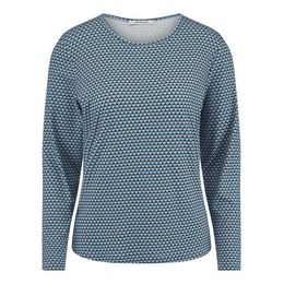 Peter Hahn - Rundhals-Shirt, blau, Gr. 40 / M