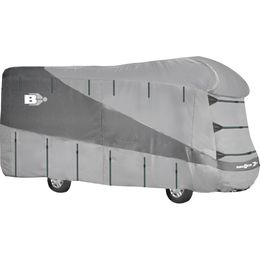 Brunner Camper Cover Polycoat 600 &ndash; 650 cm Wohnmobil-Schutzh&uuml;lle wasserdicht und atmungsaktiv mit Bel&uuml;ftung 6,50 x 2,40 x 2,70 Meter grau - Wohnmobil-