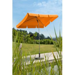 Schneider Schirme Locarno Balkonschirm 180 x 120 cm mandarine - Sichtschutz & Sonnenschirme