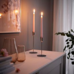 IKEA KLOKHET L&uuml;sterkerze, duftneutral