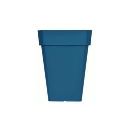 RIVIERA Quadratischer Blumenkasten RIVIERA SOLEILLA - Kunststoff - H&ouml;he 53 cm - Blau