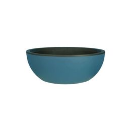 RIVIERA RIVIERA COUPE GRANIT runder Blumenkasten - Kunststoff - Durchmesser 40 cm - Blau