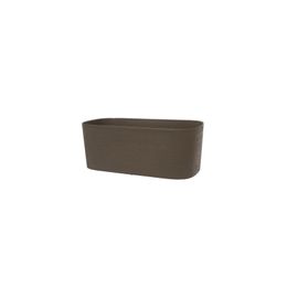 GARDEN ID Pflanzk&uuml;bel mit Wasserreservoir - GARDEN ID Respect - Taupe 50 x 17 cm - 100% Haushaltsabfall - 100% recycelbar - Strukturierte Oberfl&auml;che.
