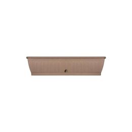 GARDEN ID Pflanzk&uuml;bel - GARDEN ID Terraflor - Taupe 80 cm - Robust - Wasserspeicher - Recycelt & 100% recycelbar - Volumen f&uuml;r Pflanzen.