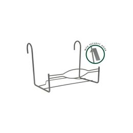 GARDEN ID Gro&szlig;e Balkonst&uuml;tze &ndash; GARDEN ID &ndash; 35 x 18 cm, Anthrazit &ndash; Sichere Haken &ndash; Praktische Abmessungen &ndash; Robust