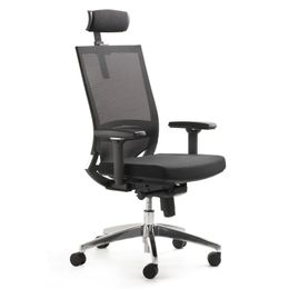 Mayer B&uuml;rostuhl myOPTIMAX, 2486 Stoff schwarz, Gestell alu