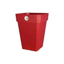 RIVIERA RIVIERA Soleilla Blumentopf &ndash; Quadratisch &ndash; 40 x 40 cm &ndash; Rot