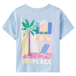 Yigga M&auml;dchen T-Shirt mit R&uuml;cken-Print