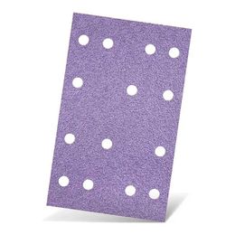 Menzer Klett-Schleifbl&auml;tter 133 x 80 mm K120 14-Loch VE 50 (252251120)