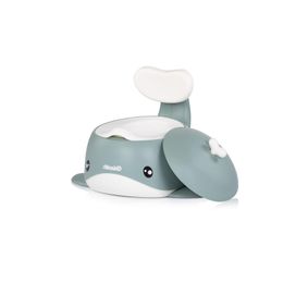 Chipolino T&ouml;pfchen Wal Innenbeh&auml;lter Toilettentrainer Deckel R&uuml;ckenlehne 15 kg gr&uuml;n