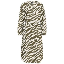 Gina Benotti Damen Leinen-Kleid im Animal-Look