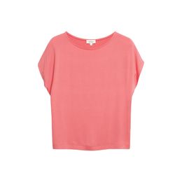 T-Shirt s.Oliver, Damen, Gr. 36, marsala pink, Jersey, Obermaterial: 95% Viskose, 5% Elasthan, regular fit taillenbedeckt, Rundhals, Shirts T-Shirt, mit Markenlabel
