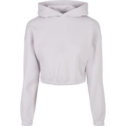 Kapuzenpullover Urban Classics "Urban Classics Damen Ladies Short Oversized Sweat Hoody", Damen, Gr. 5XL, softlila, 65% Baumwolle, 35% Polyester, unifarben, oversize, ohne Ausschnitt, Pullover Kapuzenpullover