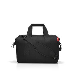 Reisetasche Reisenthel "Reisenthel allrounder M", Gr. B/H/T: 40cm x 33,5cm x 24cm, schwarz, Polyester, unifarben, Taschen Reisetasche, Ma&szlig;e f&uuml;r Handgep&auml;ck