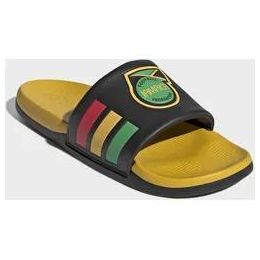 Badesandale Adidas SPORTSWEAR "ADILETTE COMFORT 2.0 JAMAIKA BADESCHLAPPEN", Herren, Gr. 43, core schwarz, pure ruby, ftwr wei&szlig;, Synthetik, Schuhe, Badelatschen, World Cup Nations Pack