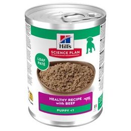 Hill's Hill's Hill&rsquo;s Science Plan Nassfutter Hund, Puppy, mit Rind 12x370 g