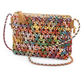 Allan K Damen-Handtasche gekn&uuml;pft, multicolor