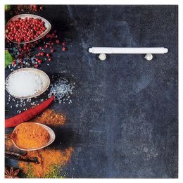 Euroart Magnettafel, Mehrfarbig, Glas, 50x50 cm, abwischbar, nur f&uuml;r Starkmagnete, Dekoration, Magnettafeln & Pinnw&auml;nde, Memoboards