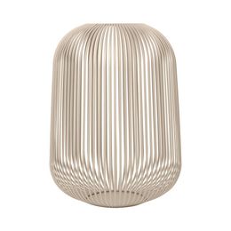 Blomus Laterne Lito, Beige, Metall, oval, 45 cm, Dekoration, Windlichter & Laternen, Laternen