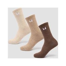 MP Unisex Crew Socks (3 Pack) - Neutral - UK 9-11