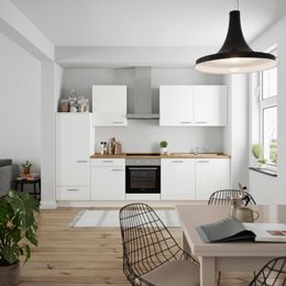 Nobilia K&uuml;chenblock Touch Low m. Ger&auml;ten Wei&szlig;
