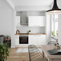 Nobilia K&uuml;chenblock Touch Low m. Ger&auml;ten Wei&szlig;