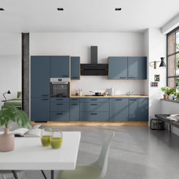 Nobilia K&uuml;chenblock Easytouch High m. Ger&auml;ten Dunkelblau
