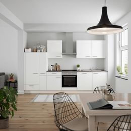Nobilia K&uuml;chenblock Touch Low m. Ger&auml;ten Wei&szlig;