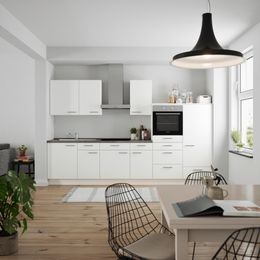 Nobilia K&uuml;chenblock Touch Low m. Ger&auml;ten Wei&szlig;