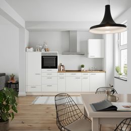 Nobilia K&uuml;chenblock Touch Low m. Ger&auml;ten Wei&szlig;