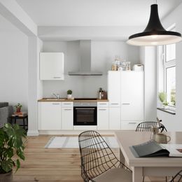 Nobilia K&uuml;chenblock Touch Low m. Ger&auml;ten Wei&szlig;