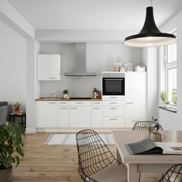 Nobilia K&uuml;chenblock Touch Low m. Ger&auml;ten Wei&szlig;