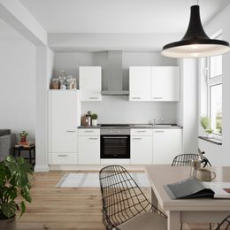 Nobilia K&uuml;chenblock Touch Low m. Ger&auml;ten Wei&szlig;