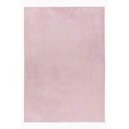 Ayyildiz Hochflorteppich Pouffy Rosa ca. 80x150cm