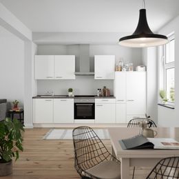 Nobilia K&uuml;chenblock Touch Low m. Ger&auml;ten Wei&szlig;