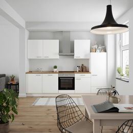 Nobilia K&uuml;chenblock Touch Low m. Ger&auml;ten Wei&szlig;