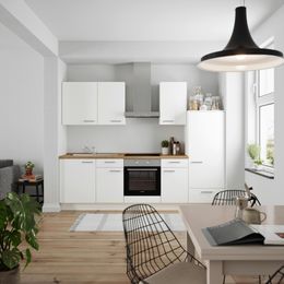 Nobilia K&uuml;chenblock Touch Low m. Ger&auml;ten Wei&szlig;