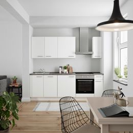 Nobilia K&uuml;chenblock Touch Low m. Ger&auml;ten Wei&szlig;