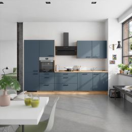 Nobilia K&uuml;chenblock Easytouch High m. Ger&auml;ten Dunkelblau