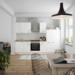 Nobilia K&uuml;chenblock Touch Low m. Ger&auml;ten Wei&szlig;