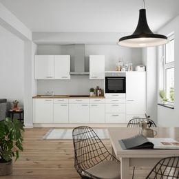 Nobilia K&uuml;chenblock Touch Low m. Ger&auml;ten Wei&szlig;