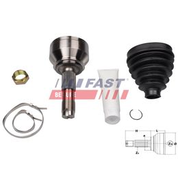 Fast Gelenksatz, Antriebswelle ft25080k radseitig f&uuml;r Fiat CHEVROLET VW Opel Citro&euml;n