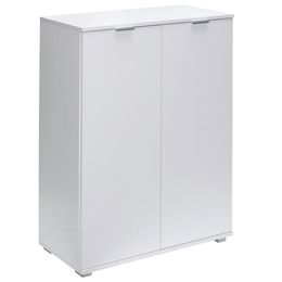 Casaria Highboard Alba Wei&szlig; 71x101x35cm